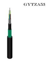 China 48 72 96 Cores Armor Stranded Outdoor Fiber Optic Cable GYTZA53 Double jacket for sale