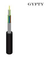 China 48 Cores Armor Steel Aluminum band Stranded Outdoor Fiber Optic Cable GYFTY for sale