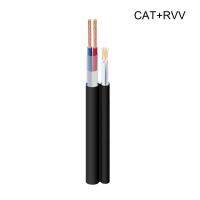 China CAT5E RVV Copper Hybrid Fiber Optic Cable Electrical Wire DC Cable for sale
