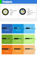 China 2 4 8 12 Cores Single Mode Outdoor Fiber Optic Cable GYFXTY FRP Strength member for sale