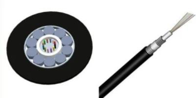 China 4 Cores Central Loose Tube Outdoor Fiber Optic Cable armored aluminum GYXTA for sale