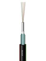China 3km Direct Burial Steel Belt Outdoor Fiber Optic Cable GYXTW 8 Cores Aerial And Underground for sale