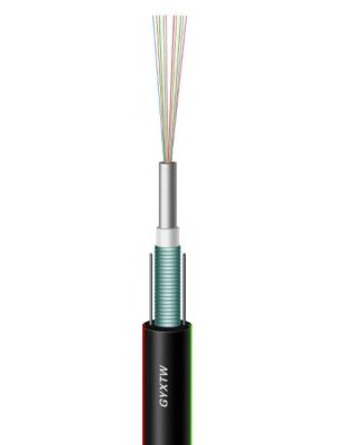 China 3km Direct Burial Steel Belt Outdoor Fiber Optic Cable GYXTW 8 Cores Aerial And Underground for sale