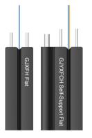 China GJYXFCH 4 Core Outdoor Fiber Optic Cable Single Mode FRP Member 1000N for sale