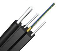 China 4 Core 6 Core Armoured Outdoor FTTH Drop Cable PVC Sheath Steel Member for sale