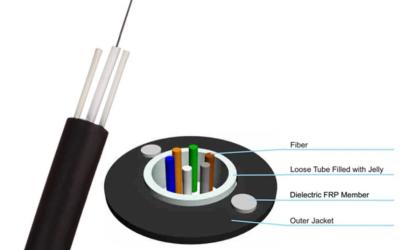 China LSZH GJXFY FRP Indoor FTTH Drop Cable 2 Core 4 Core 8 Core Fiber Optic Cable for sale