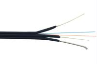 China FRP Strength Member GJYXFCH Ftth Drop Fiber Optic Cable Single Mode 12 Core Armoured for sale