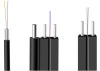 China GJYXFCH Self Supporting Outdoor FTTH Drop Fiber Steel Wire Strength G657A2 12 Strand Armored for sale