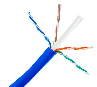 China LSZH Sheathed 23 Awg Ethernet Utp 4 Pair Cat 6 Lan Cable Cable 305m for sale
