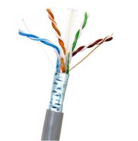 China 4 Twisted Pairs CAT6 FTP LAN CABLE Shielded Ethernet 23AWG for sale