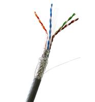 China AWG23 CAT 6  Ethernet SFTP LAN CABLE CCA CU Fluke Test 305m LSZH Jacket for sale