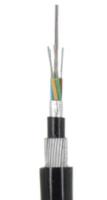 China Metallic 72Cores Double Jacket Outdoor Armored Fiber Optic Cable Aluminum Armor G657A for sale