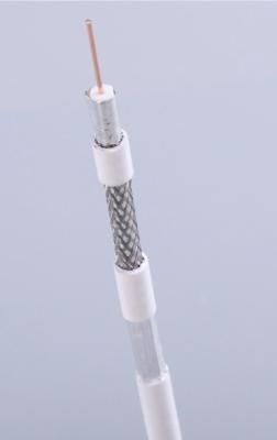 China 78 OHM CCS Cooper Rg6 CATV Satellite Tri Shield Coax Atenna Cable PVC for sale