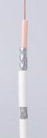 China RG6 60 Per Braid CCTV Coaxial Cable PVC Plenum Rated CCS Conductor AL Double Shield For Internet for sale