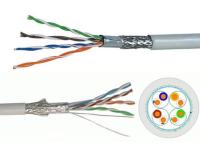 China SFTP CAT5E 24AWG Network Cable 1000 Ft CCA CU Fluke Test 1000ft 305m LSZH Jacket for sale