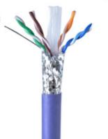 China SFTP CAT6A Ethernet  Copper CCA Cat 6 Ethernet Cable 305m Fluke Test LSZH Wiring for sale