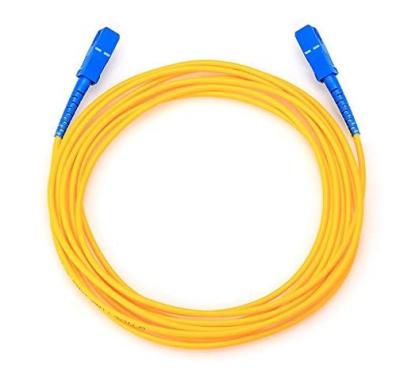 China PVC Sheath Simplex 200m Sc To Sc Fiber Patch Cable Single Mode for sale