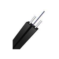 China GJXFH 2B 12Cores Square Indoor Fiber Optic Cable 2 FRP Strength Member for sale
