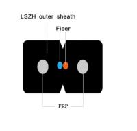 China LSZH Indoor Fiber Optic Cable for sale