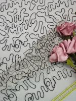 China Velvet Sequin Embroidered Netting Fabric 125cm Wide OEKO TEX STANDARD 100 for sale