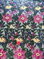 China Geo Sequin Embroidered Bridal Fabric 125CM OEKO TEX Standard 100 for sale