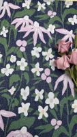 China 100% Nylon Soft Metal Mesh Printed Lace Fabric For Make Women Dresses Clothing for sale