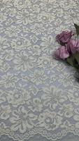 China High Quality Floral Golden Material  Corded Lace Fabric For Women Dress 140cm Width dress for fashion for sale