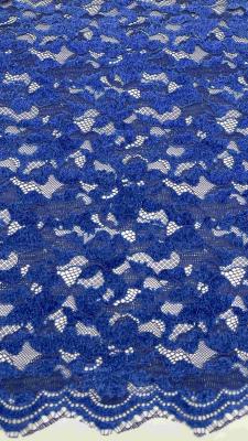 China Scalloped Edge Lace Fabric for sale