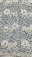 China Eco-Friendly 100% Cotton Crochet Embroidery Lace Fabric With Floral Pattern Soft And Comfortable for sale
