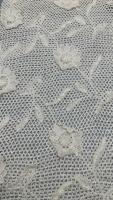 China 100% Cotton Eco-Friendly Crochet Embroidered Lace Fabric With Floral Pattern for sale
