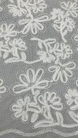 China Cotton Mesh Embroidery With Floral Pattern Sustainable Fabric Full-Width Fabric For Spring And Summer for sale