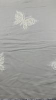 China Luxury Elegant And Durable Butterfly Embroidered Lace Fabric For Home Textile Suit for sale