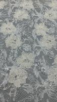 China White Luxury Sequin Embroidery Durable And Elegant Luxary Knit Flower Embroidery Fabric Lace Fabric Wedding Birthday Occasions Sequin Plaid Beaded Fabric for sale