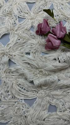 China Metallic Sequin Lace Fabric Durable and Elegant Luxary Embroidery Fabric  Wedding Birthday Occasions Hight Quality Metallic Sequin Lace Fabric for sale