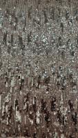 China Luxury Sequin Embroidered Lace Fabric For Ladies Textile Suit for sale