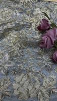 China Durable And Elegant Embroidery Lace Fabric For Fashion Show for sale