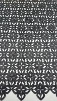 China Hollow Out Sequin Embroiderey Metal Fabric Durable And Elegant Sequin for Wedding Party dress for sale