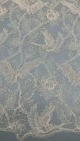 China Sustainable Sequin Leafy Embroiderey Fabric Beaded Durable And Elegant for sale