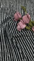 China 100% Polyester Leafy Sequin Embroidery Lace Fabric Shine Luxury for Wedding Party Occasions for sale