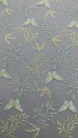 China Embroidery Lace Fabric Butterfly Elegent 100% Cotton Luxury Style for sale
