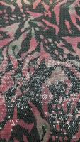 China Luxury Zebra-Stripe Embroidery Lace Fabric Elegent Embroidery Fabric 100% Cotton for sale