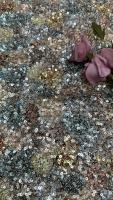 China Colorful 100% Polyester Style Sequin Embroidered Fabric For Fashion Show Dress for sale