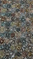China Colorful 100% Polyester Style Sequin Embroidered Fabric For Fashion Show Dress for sale