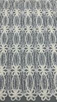 China Leafy Corded Lace Fabric Luxary Breathe and Elegent Wedding Party Lace Fabric for sale