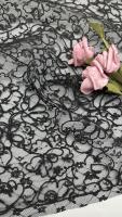 China Tull Mesh Fabric Embroidered Lace Fabric  For Fashion Show Clothes for sale