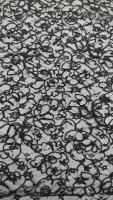 China Tull Mesh Fabric Embroidered Lace Fabric  For Fashion Show Clothes for sale