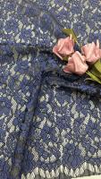 China Leafy Emrbroidery Lace Fabric Mesh Breathe Lace Fabric Elegent for sale