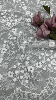 China Sequin Embroidery Fabric Elegant Lusiate Breathe Embroidered Lace Fabric Shining Leafy Luxury Occasion Fabric for sale