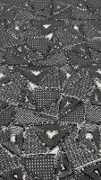 China Leafy 3D Floral Lace Fabric Embroidery Fabric Elegant And Breathe Sequin Lace Fabric Luxury Occasion Fabric for sale