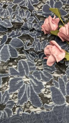 China Embroiderey Lace Fabric Mesh Floral Elegant And Breathe Embroidered  Lace Fabric for sale